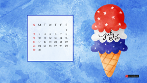 July Calendar Desktop Wallpaper | EntheosWeb
