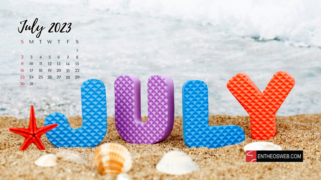 July Calendar Desktop Wallpaper | EntheosWeb
