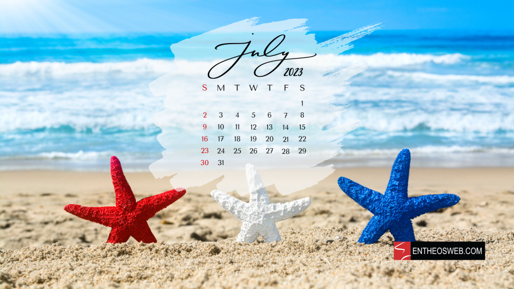 July Calendar Desktop Wallpaper | EntheosWeb