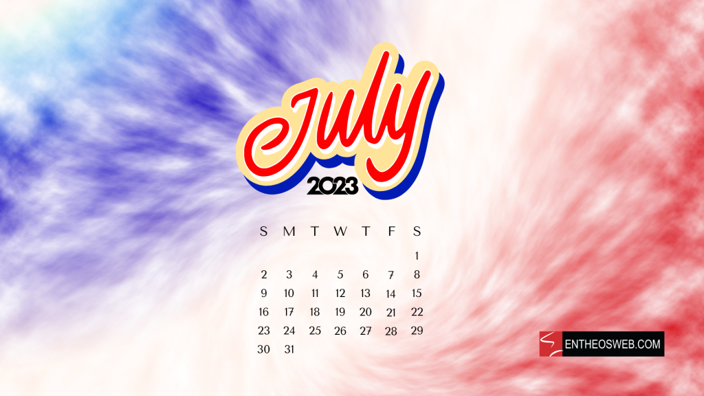 July Calendar Desktop Wallpaper | EntheosWeb