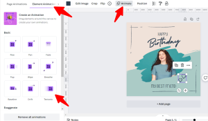 How to Animate in Canva | EntheosWeb