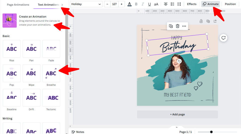 How to Animate in Canva | EntheosWeb
