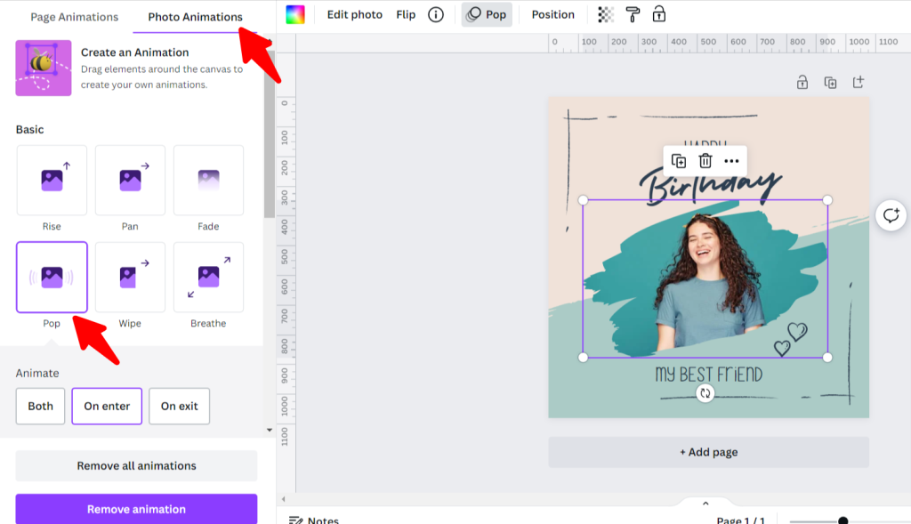 How to Animate in Canva | EntheosWeb