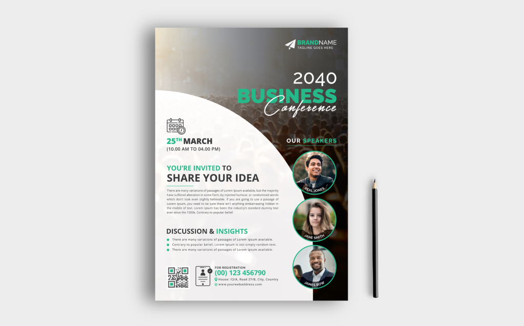 Creative Business Conference Flyer Templates | EntheosWeb