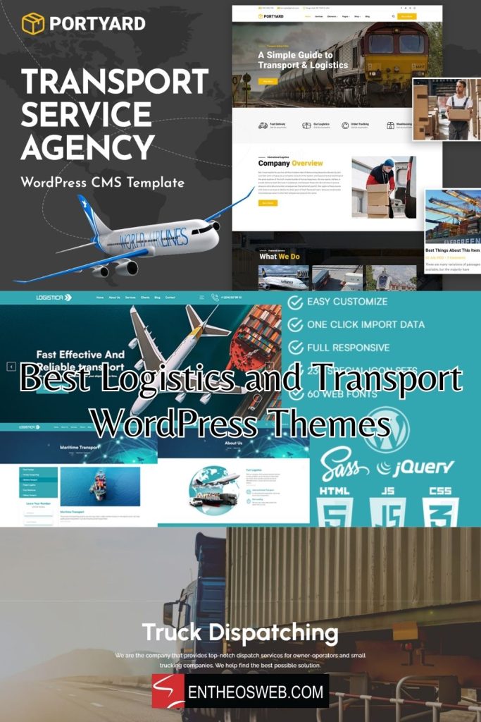 Best Logistics and Transport WordPress Themes | EntheosWeb