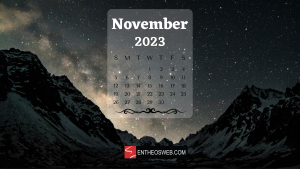 November Calendar Desktop Wallpaper | EntheosWeb