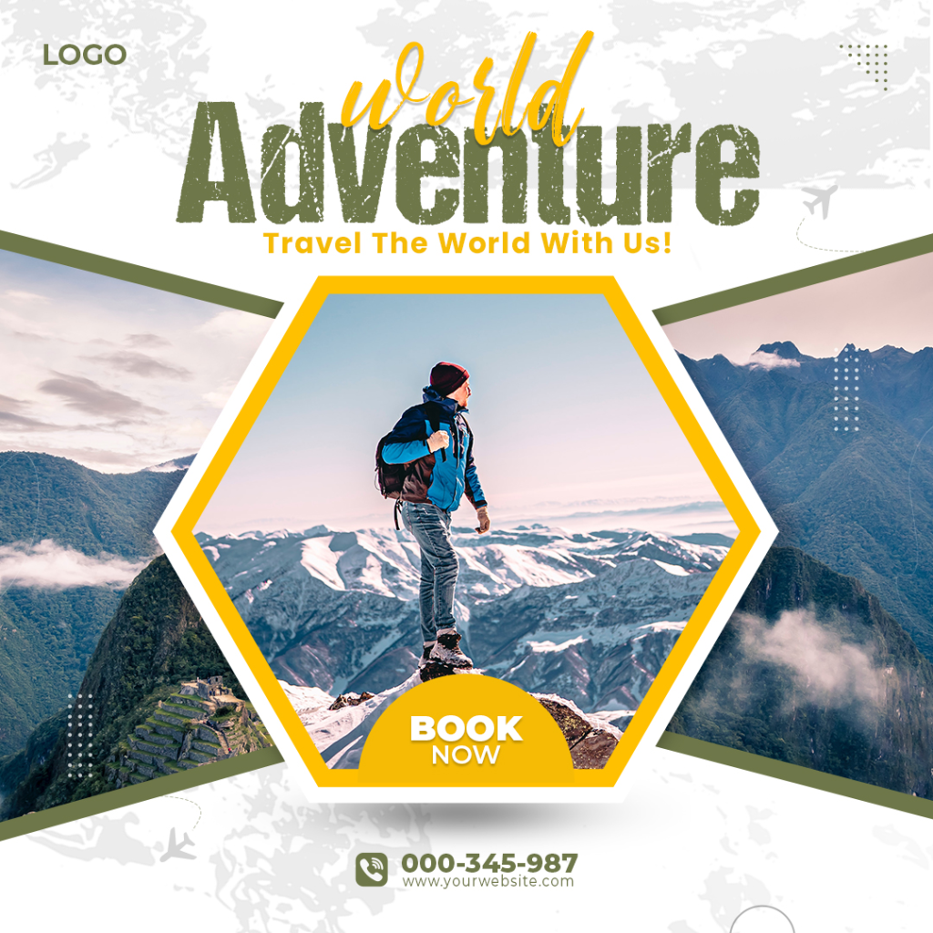 Creative Travel and Tours Social Media Banner Designs | EntheosWeb