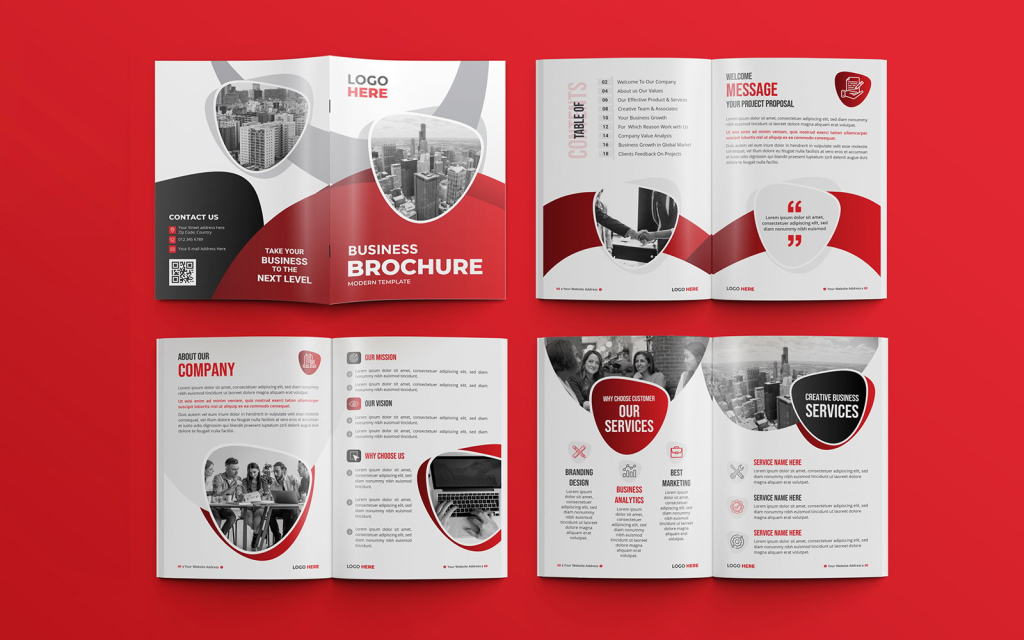16 Page Brochure Design Ideas and Templates | EntheosWeb