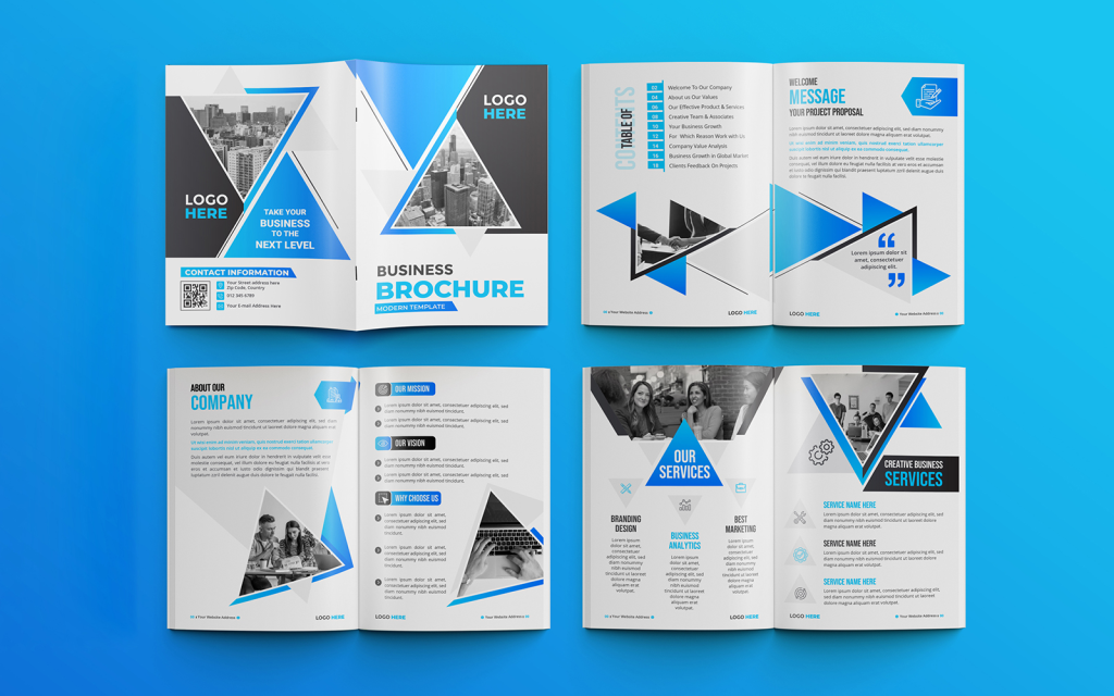 16 Page Brochure Design Ideas and Templates | EntheosWeb