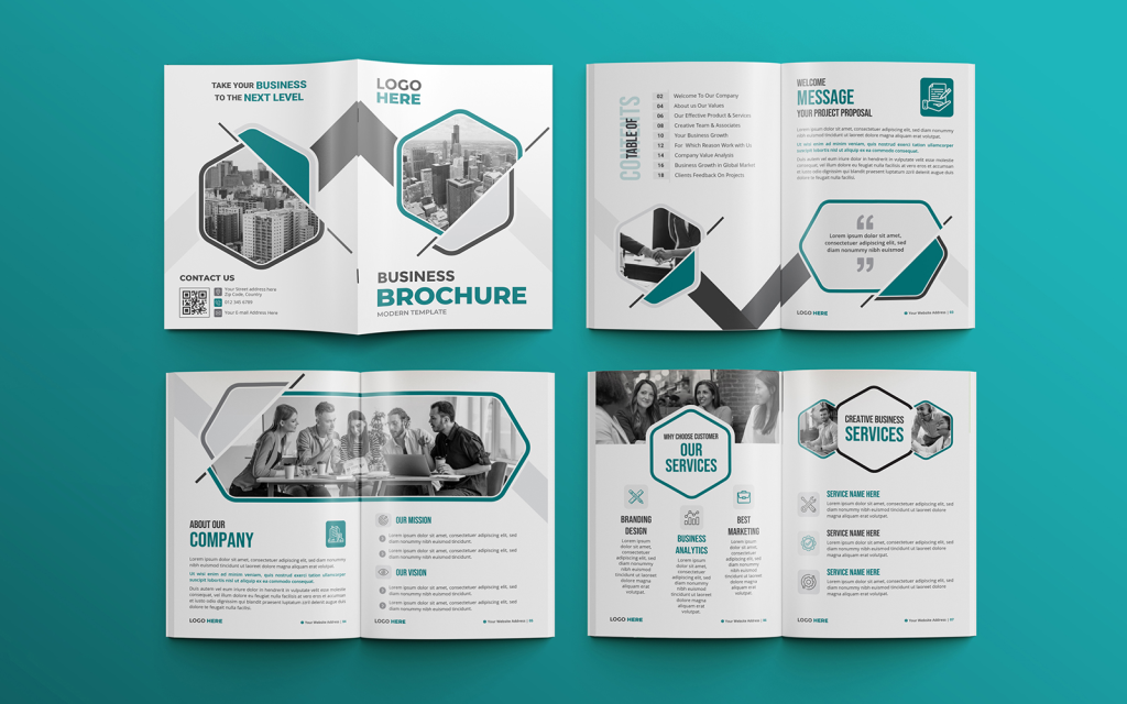 16 Page Brochure Design Ideas and Templates | EntheosWeb