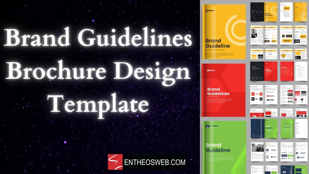 Brand Guidelines Brochure Design Templates | EntheosWeb