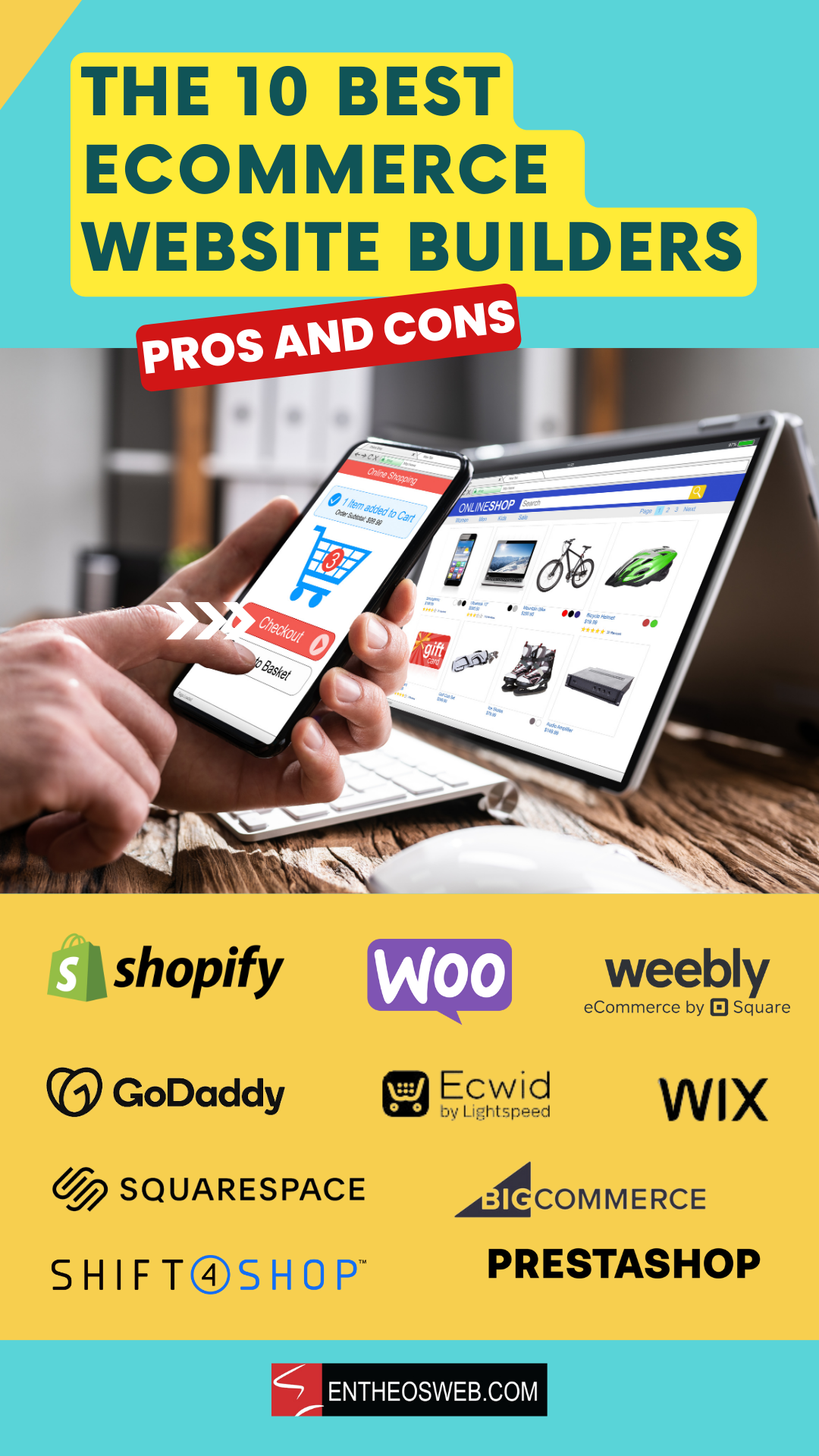 The 10 Best Ecommerce Website Builders | EntheosWeb