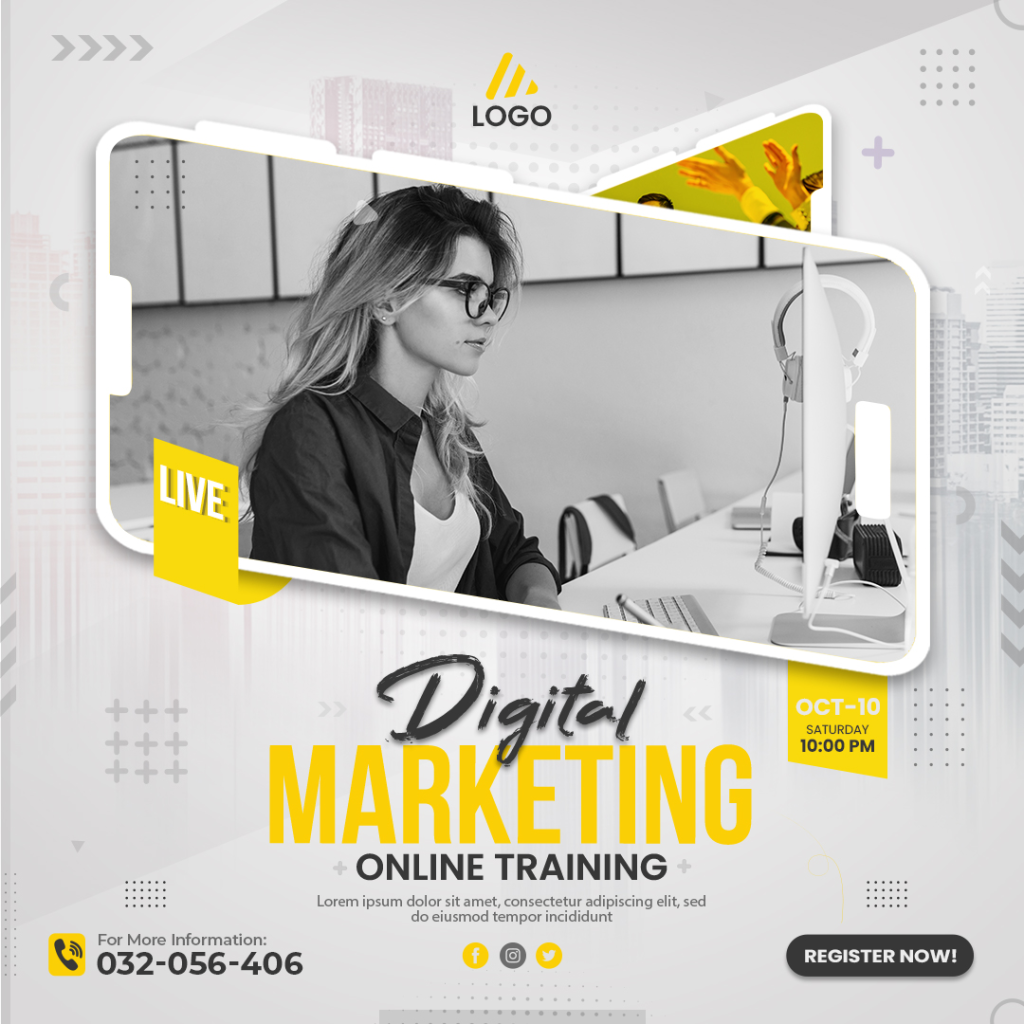 Digital Marketing Social Media Template Designs | EntheosWeb