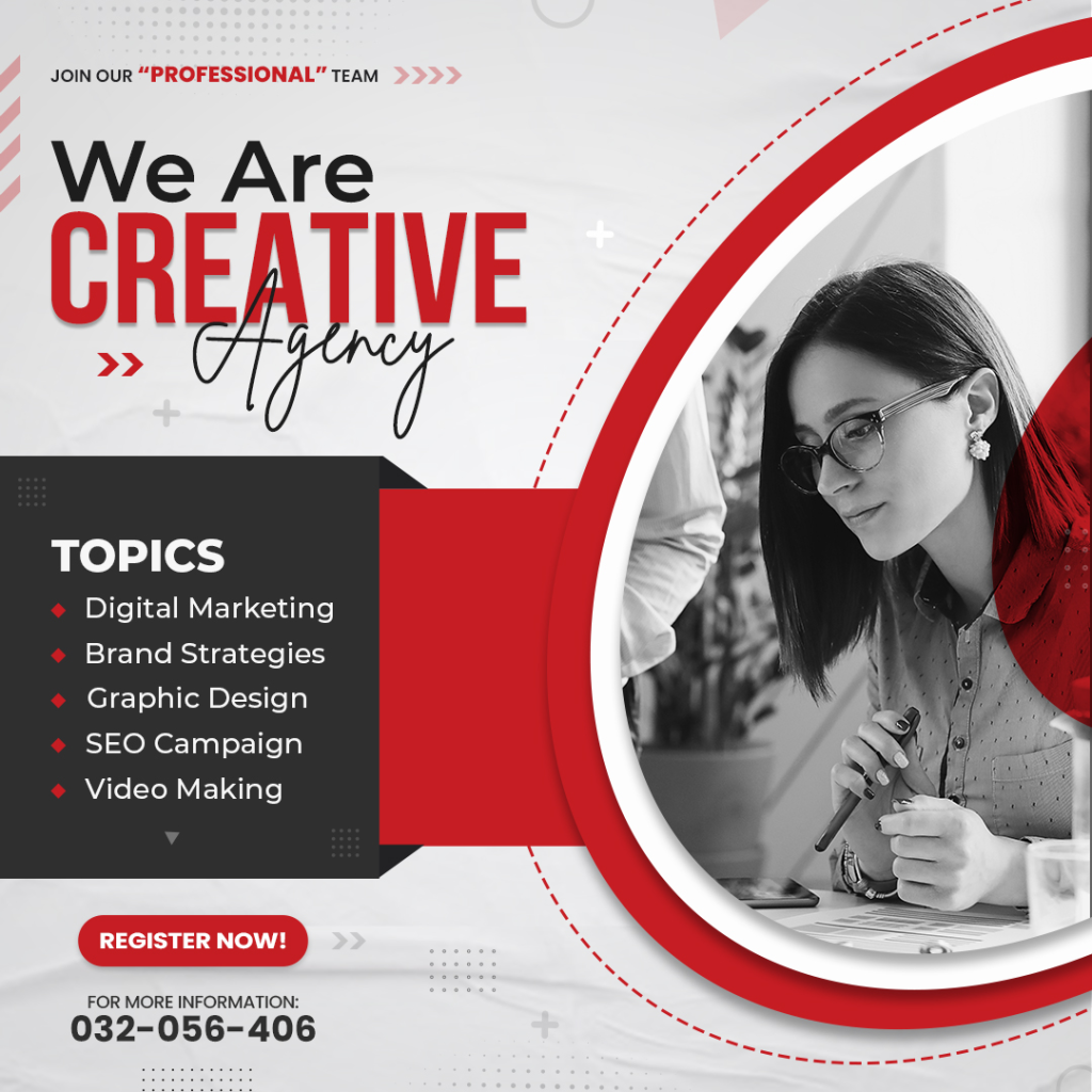 Creative Marketing Agency Social Media Template Designs | EntheosWeb