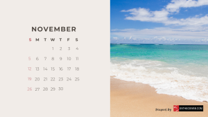 November Calendar Desktop Wallpaper | EntheosWeb