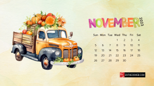 November Calendar Desktop Wallpaper | EntheosWeb