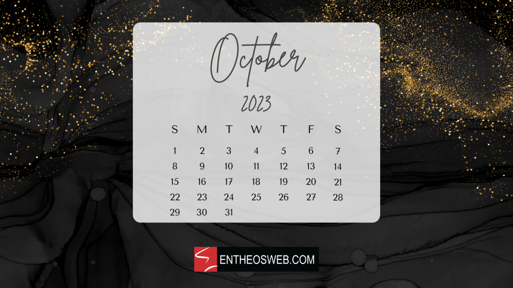October Calendar Desktop Wallpaper Backgrounds | EntheosWeb