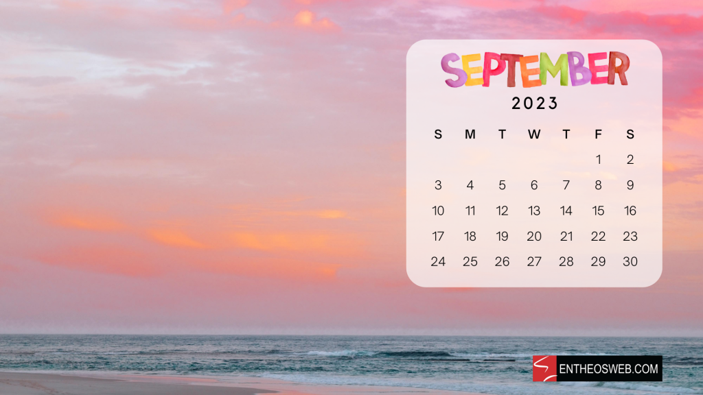 September Calendar Desktop Wallpaper Backgrounds | EntheosWeb