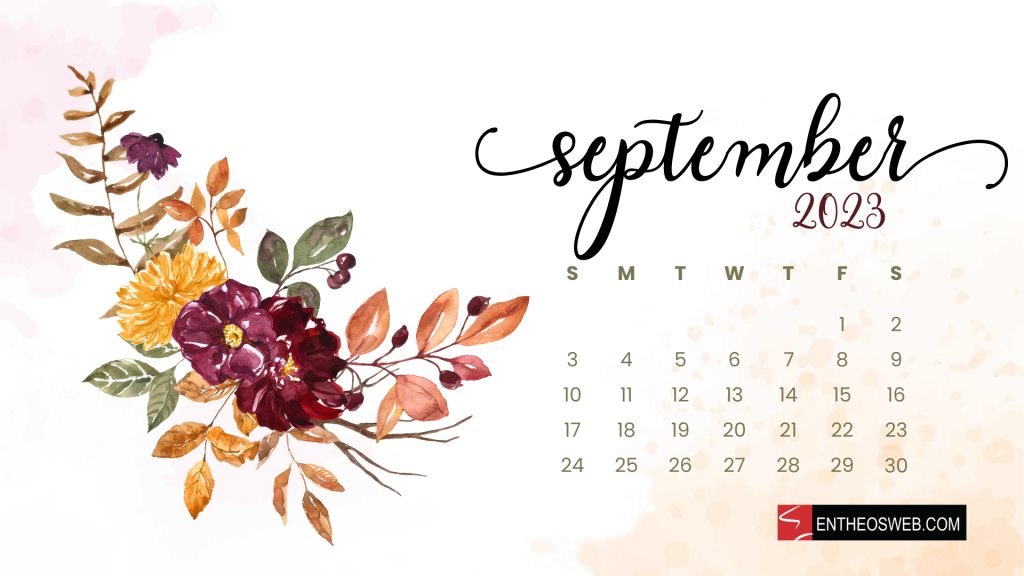 September Calendar Desktop Wallpaper Backgrounds | EntheosWeb