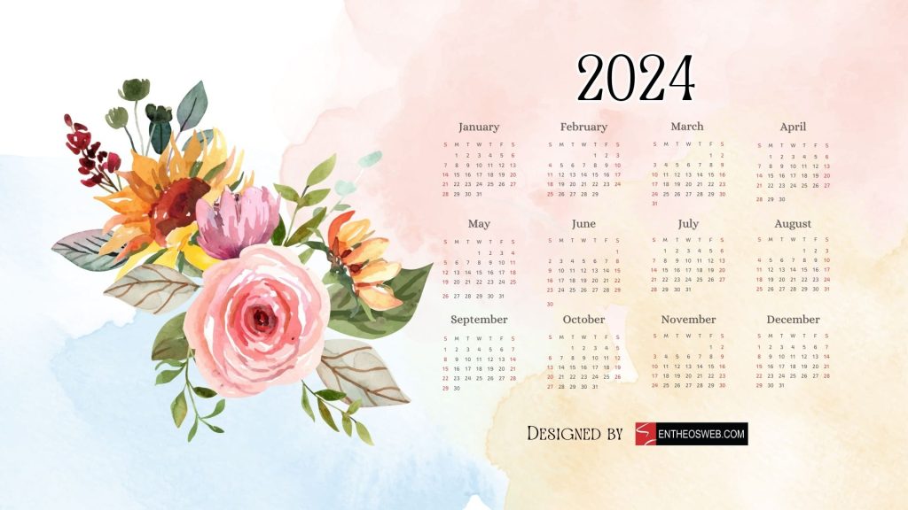 2024 Calendar Desktop Wallpapers | EntheosWeb