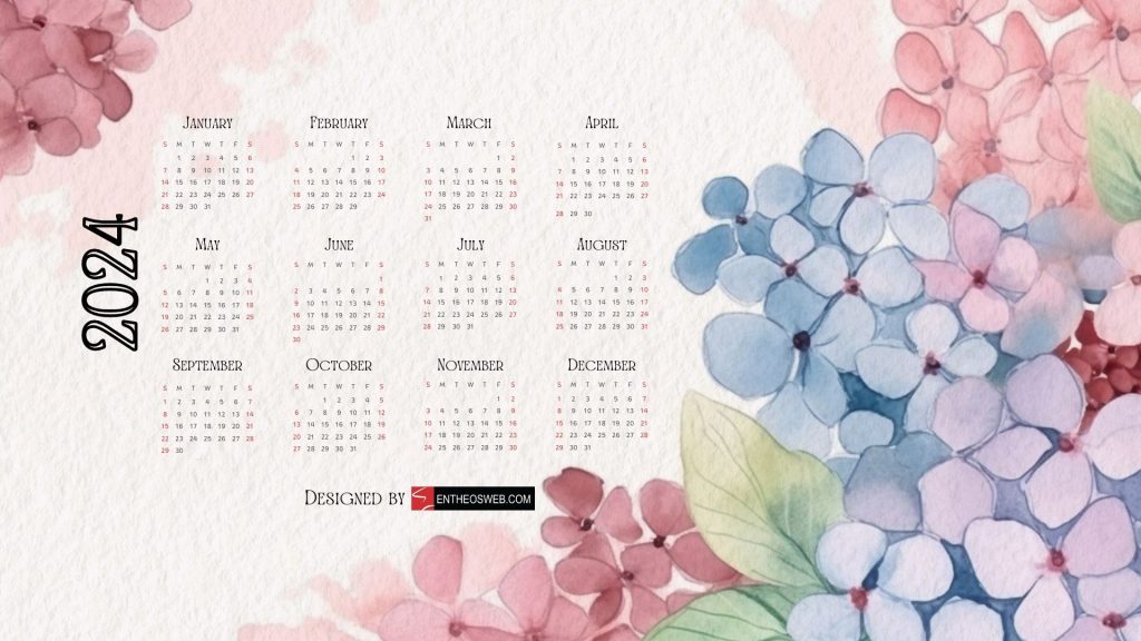 2024 Calendar Desktop Wallpapers | EntheosWeb