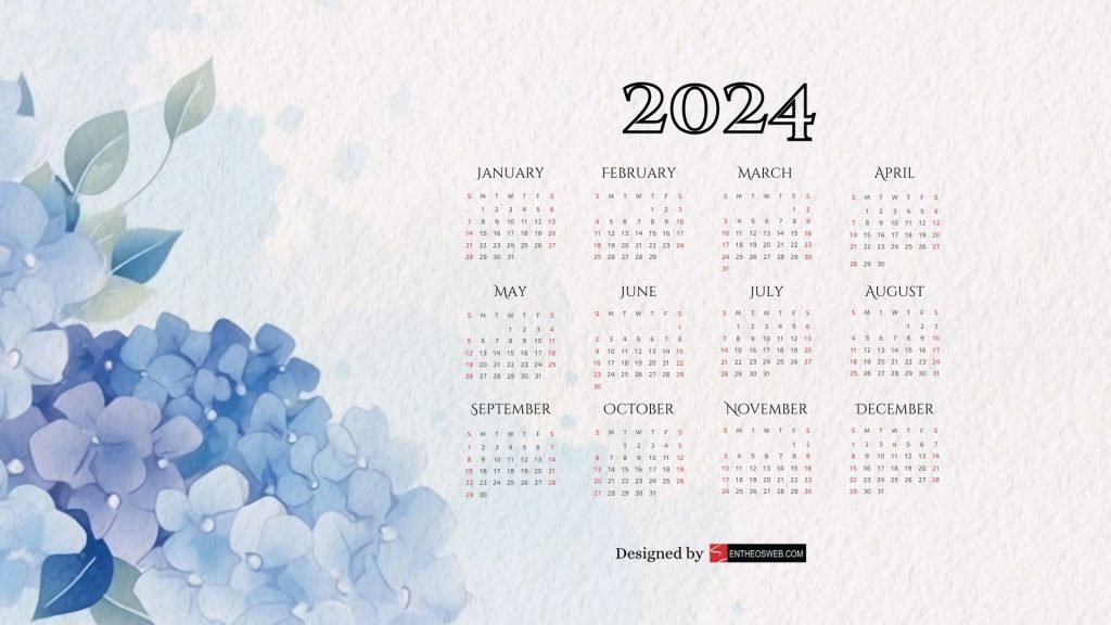 2024 Calendar Desktop Wallpapers » EntheosWeb