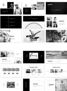 Black and White Powerpoint Template Designs » EntheosWeb