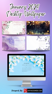 January 2024 Calendar Desktop Wallpaper | EntheosWeb