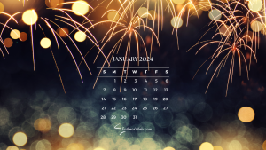 January 2024 Calendar Desktop Wallpaper | EntheosWeb