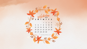 November Calendar Desktop Wallpaper | EntheosWeb