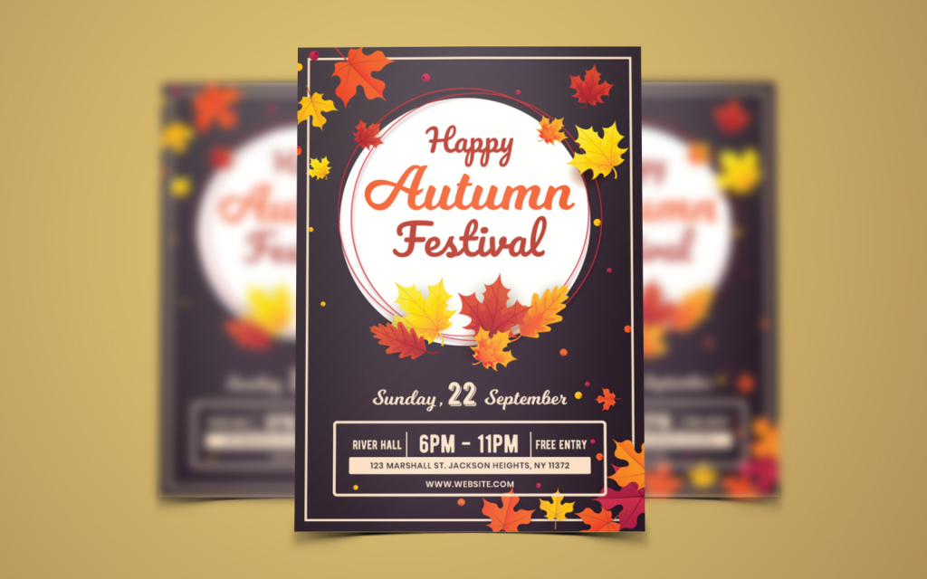 Creative Fall and Autumn Festival Flyer Design Templates | EntheosWeb