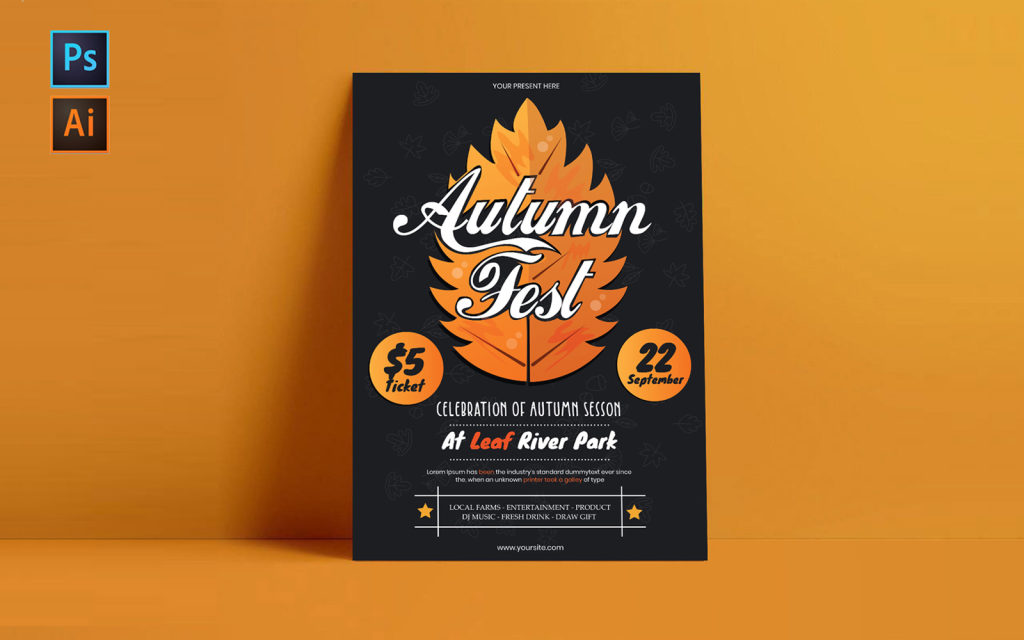 Creative Fall and Autumn Festival Flyer Design Templates | EntheosWeb