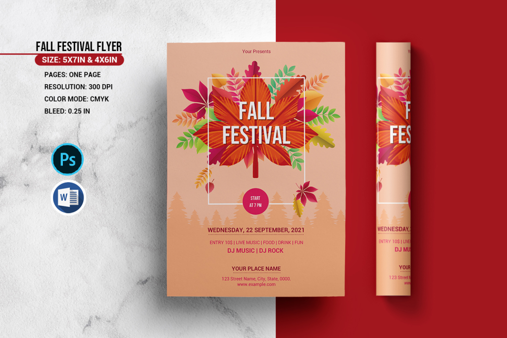 Creative Fall and Autumn Festival Flyer Design Templates | EntheosWeb