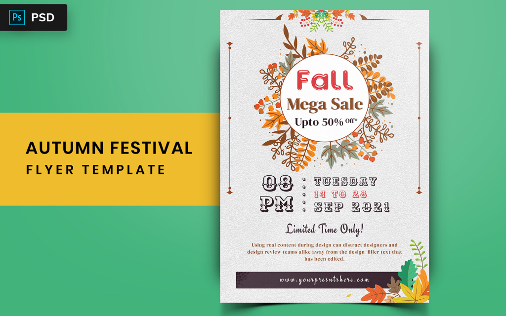 Creative Fall and Autumn Festival Flyer Design Templates | EntheosWeb