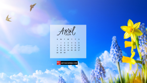 April Desktop Wallpaper Calendars for 2026 | EntheosWeb
