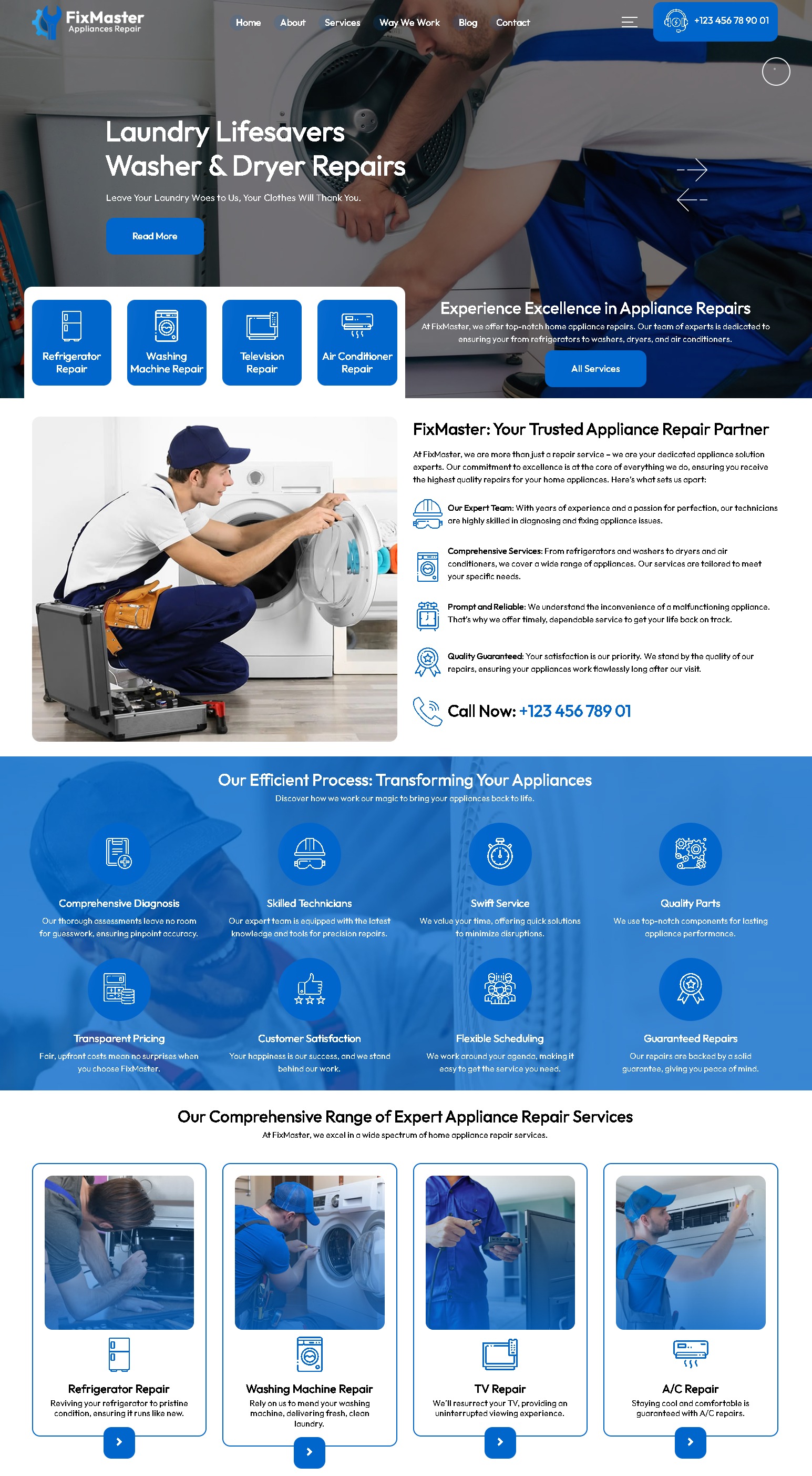 Best Plumber, Electrician, Handyman Services WordPress Themes | EntheosWeb