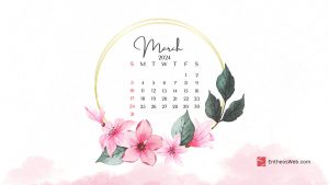 March 2024 Desktop Wallpaper Calendars | EntheosWeb