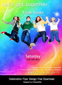Celebration Flyer Design Free Download | EntheosWeb