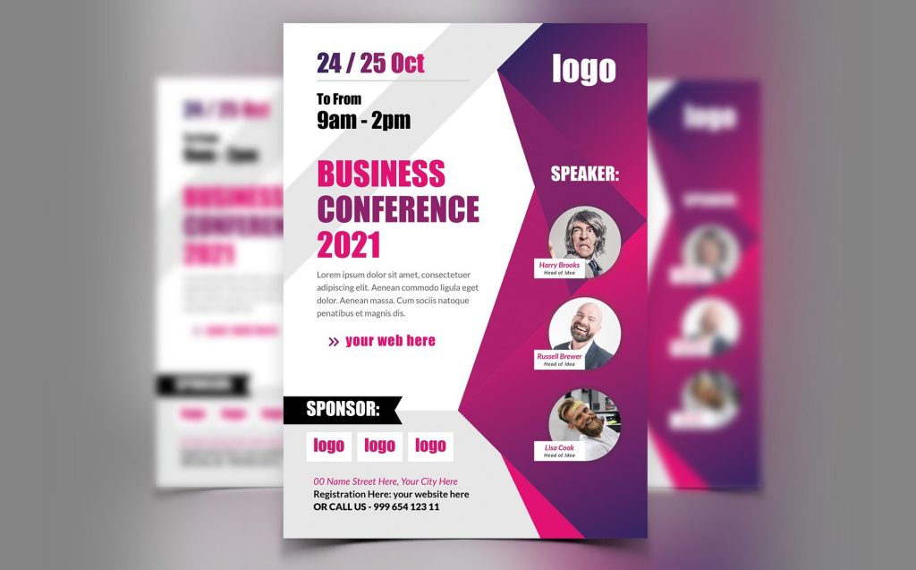 50 Creative Flyer & Poster Design Ideas | EntheosWeb