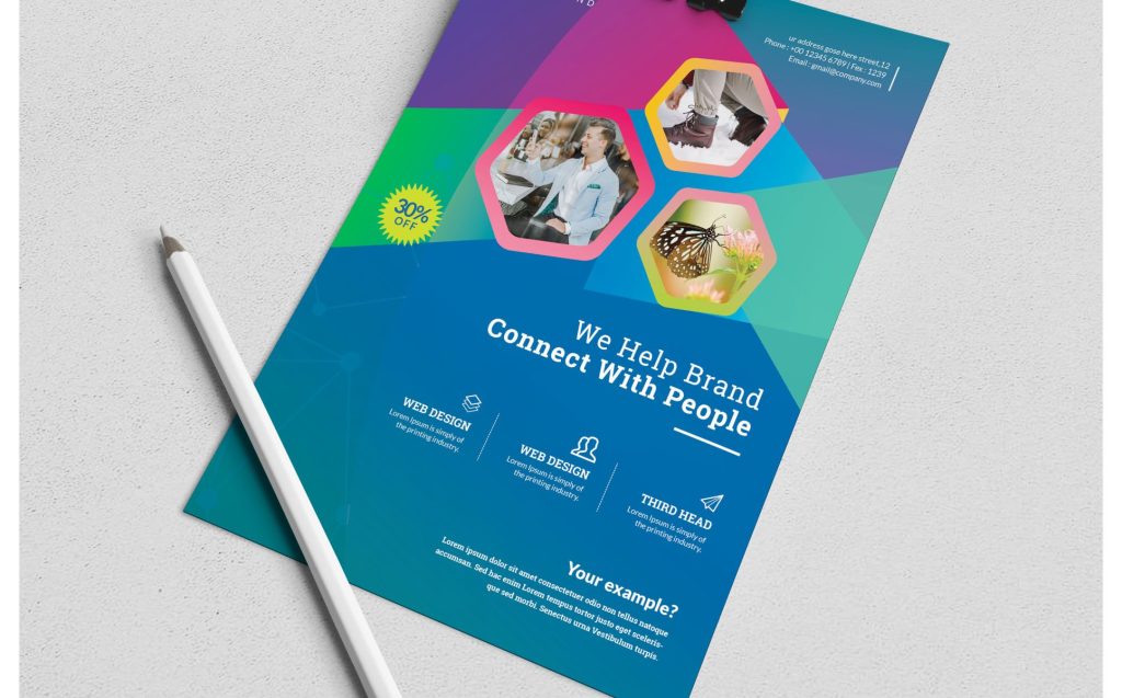 50 Creative Flyer & Poster Design Ideas | EntheosWeb