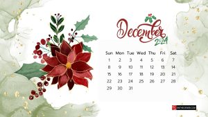 December 2024 Calendar Desktop Wallpaper | EntheosWeb