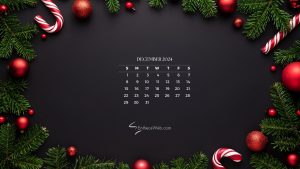 December 2024 Calendar Desktop Wallpaper | EntheosWeb