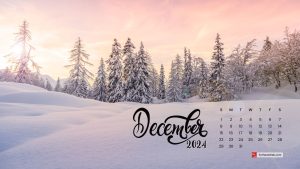 December 2024 Calendar Desktop Wallpaper | EntheosWeb