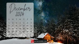 December 2024 Calendar Desktop Wallpaper | EntheosWeb
