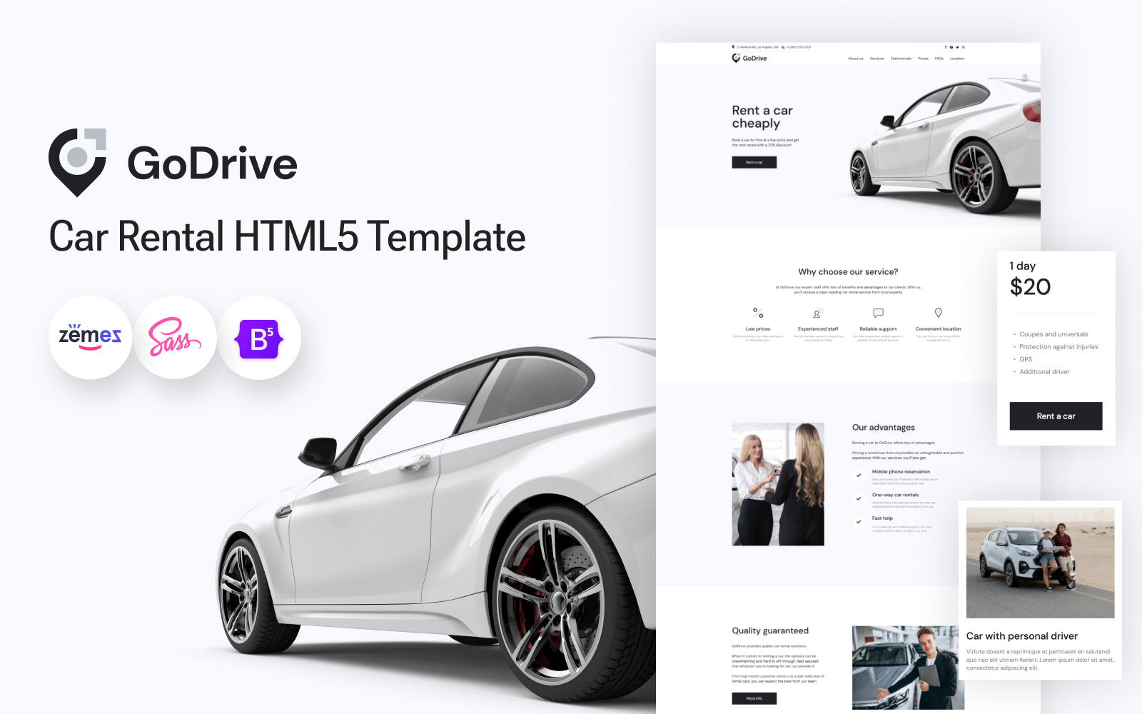 Awesome HTML5 & CSS3 Website Templates | EntheosWeb