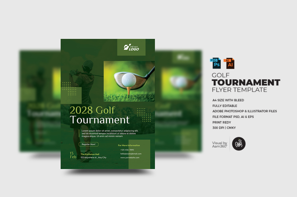Golf Flyer and Poster Design Templates | EntheosWeb