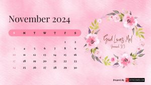 November 2024 Calendar Desktop Wallpaper Backgrounds | EntheosWeb