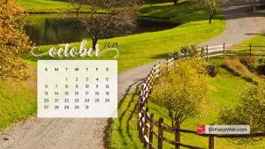 October 2024 Calendar Desktop Wallpaper Backgrounds & Screensavers ...
