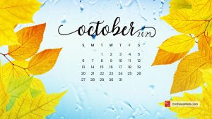 October 2024 Calendar Desktop Wallpaper Backgrounds & Screensavers ...
