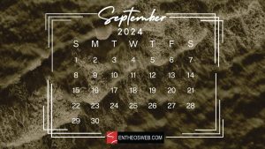 September 2025 Calendar Desktop Wallpaper Backgrounds | EntheosWeb